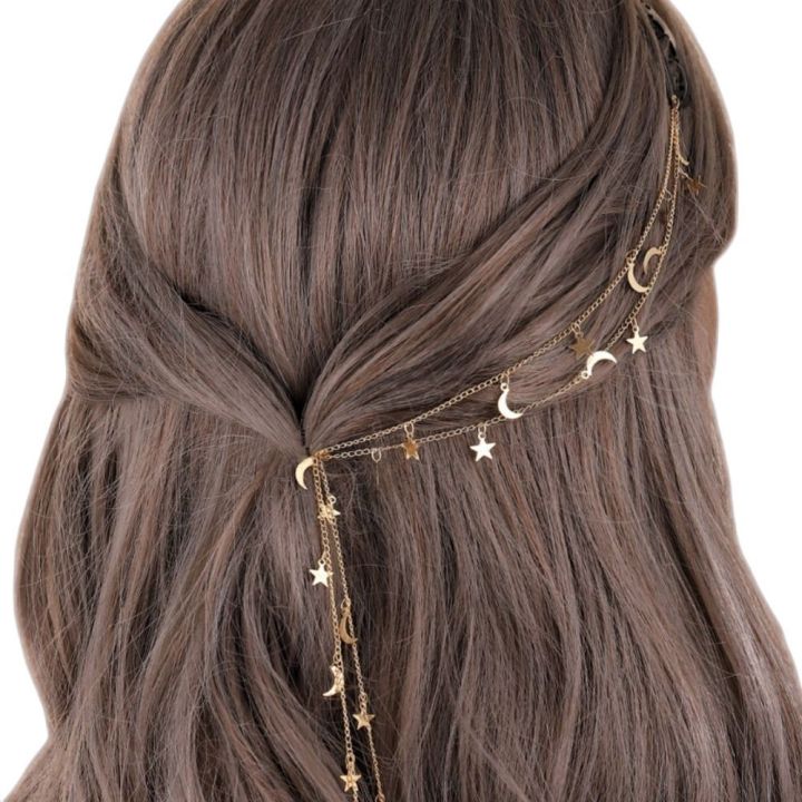 BGGK Phụ kiện tóc Hàn Quốc Kẹp tóc nữ Kẹp tóc hình ngôi sao trăng ...