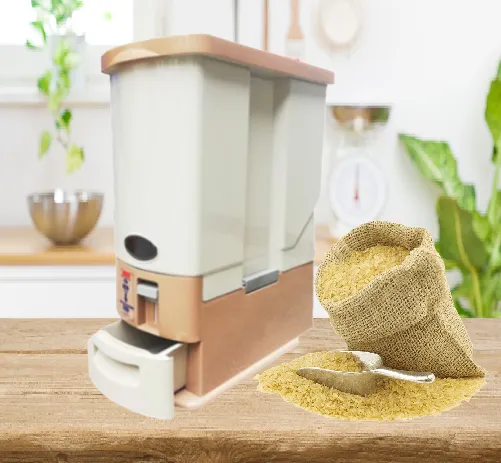 28Kg Multipurpose Portable Plastic Made Rice Storage Box Barrel ...