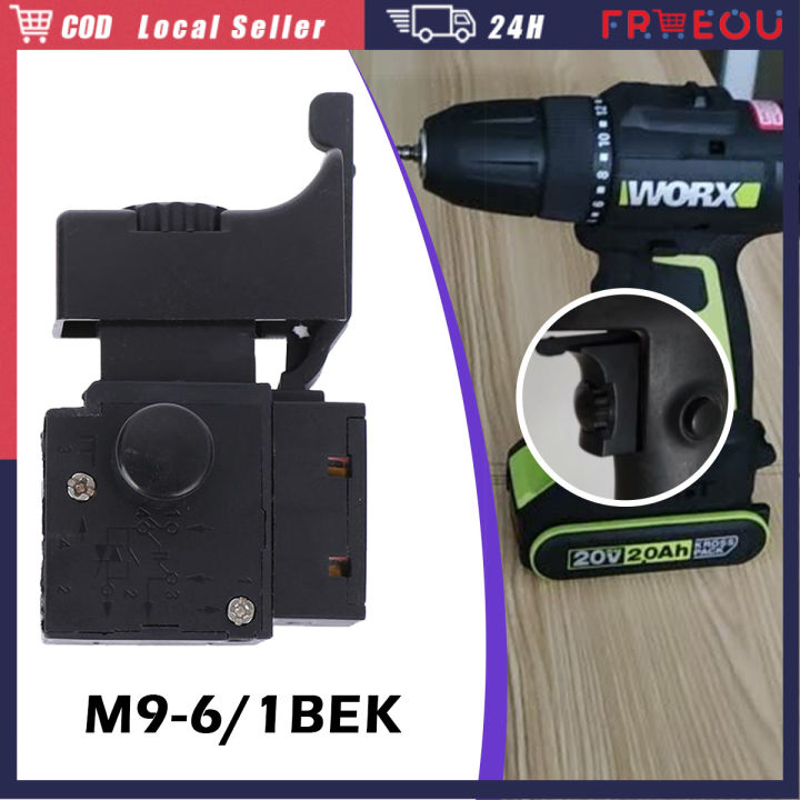 Trigger Switch M9-6/1BEK 6A 250V Electric Drill Hammer Tool Power Speed ...