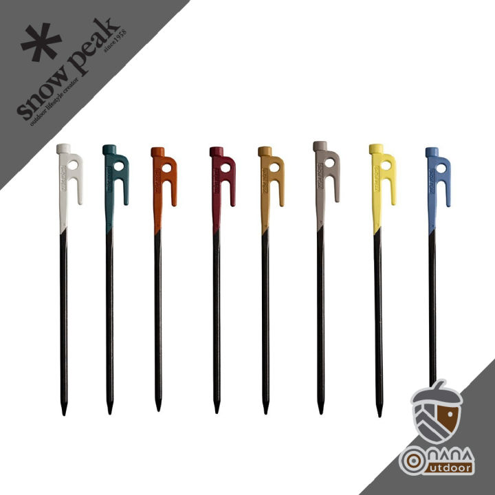 Snowpeak color stake 30 สมอบก | Lazada.co.th