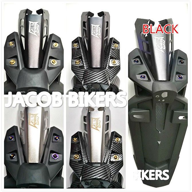 YAMAHA Y15ZR Y15 EXCITER EKOR REAR FENDER WITH BRACKET SCREW NUT GOLD ...