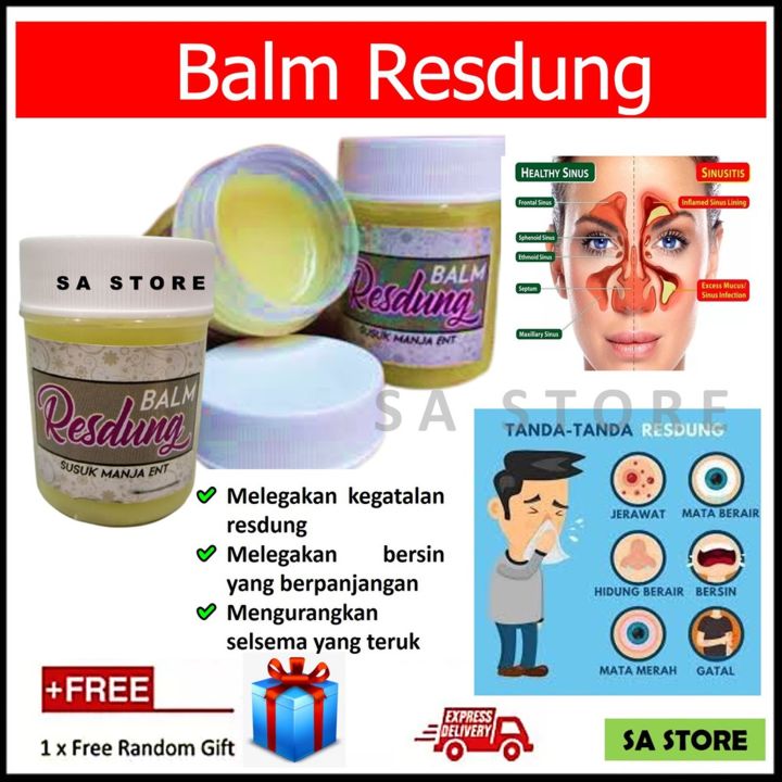 Balm resdung gatal hidung selsema teruk bersin ubat resdung | Lazada