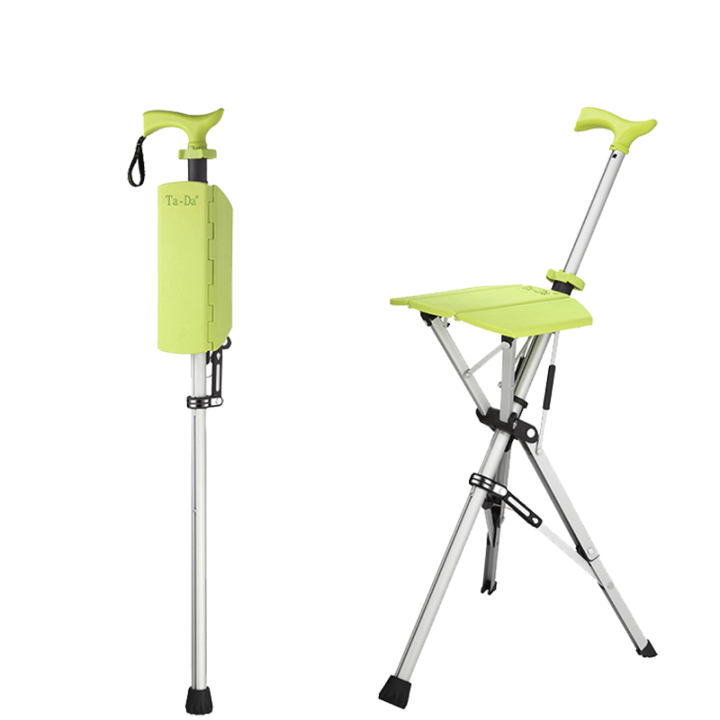 Taiwan Ta-Da Foldable Crutch Chair Elderly Crutch Stool Lightweight ...