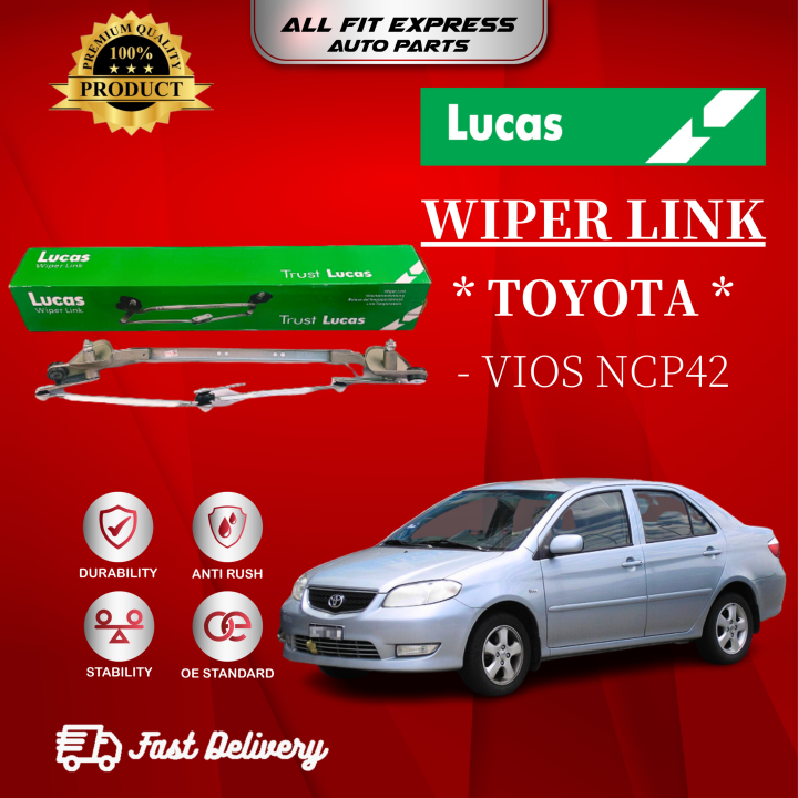 TOYOTA VIOS NCP42 LUCAS WIPER LINK 100% ORIGINAL AUTHENTIC PRODUCT ...