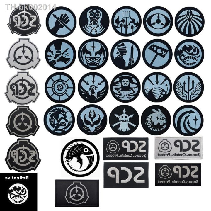 Nine Tailed Fox Reflective Magic Patch SCP Foundation Logo Military ...