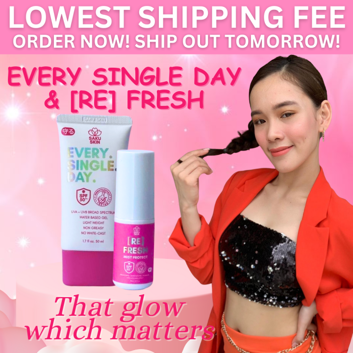 [DLC SALON & SALON PH] SAKU SKIN by Bloom Project | Every Single Day Sunscreen | Re Fresh ...