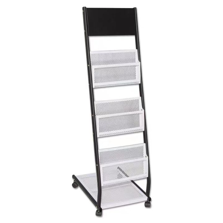 Folding portable iron information rack, active directory, magazine and ...