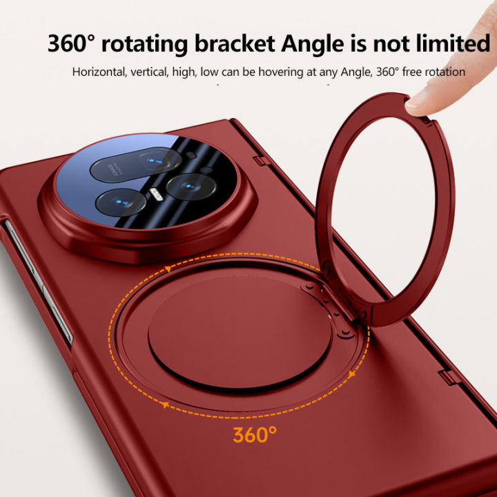 360 ° Rotating Magnetic Bracket Case For Huawei Honor Magic V5 5G Ring ...