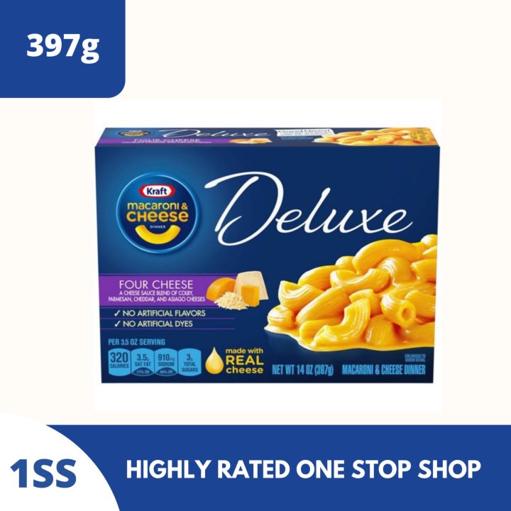 Kraft Macaroni & Cheese Deluxe Four Cheese 397g | Lazada PH