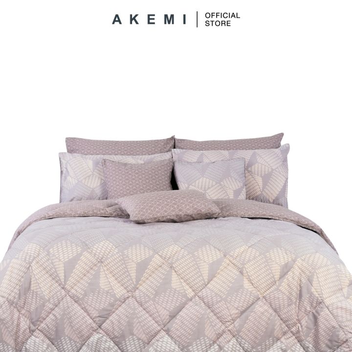 AKEMI Cotton Essentials Embrace Charm Comforter Set 600TC (Super Single ...