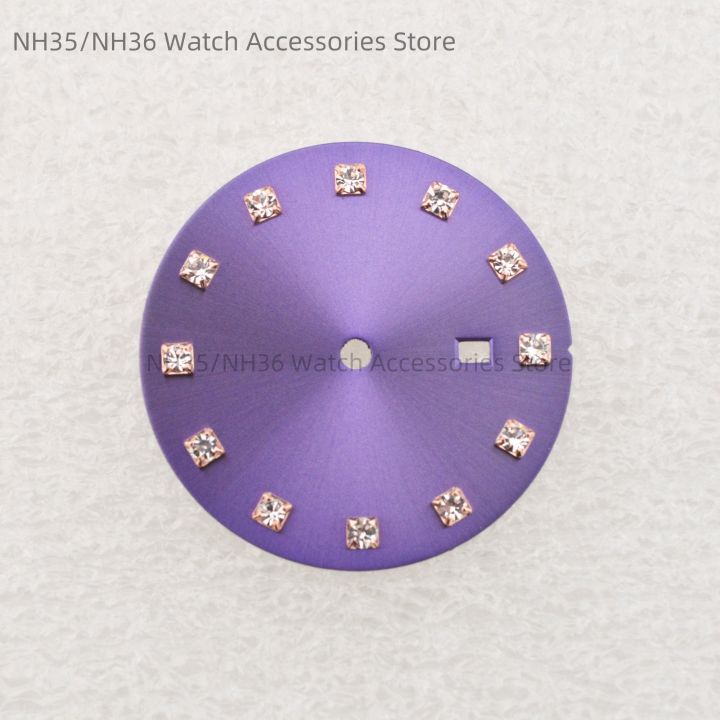 NH05 Watch Dial 25Mm Women's Dial Diamonds Watch Face Watch Accessories ...
