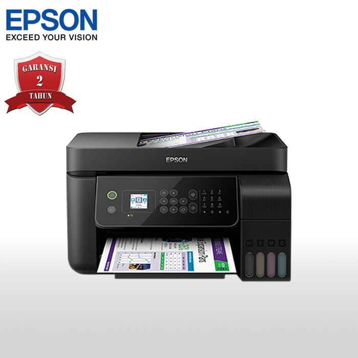 Epson L5190 Printer EcoTank Multifungsi - Print/Scan/Copy/Fax | Lazada ...