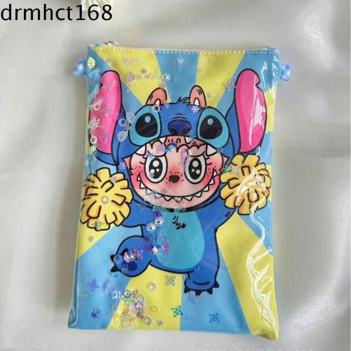 DRMHCT168 Snoopy Labubu Crybaby Shiny Squre Handbag Cat Sequined TPU ...