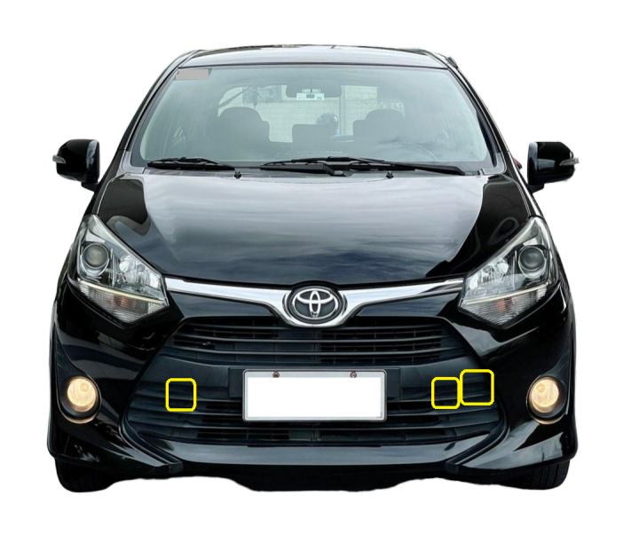 Toyota Wigo 2017-2020 Front Bumper Cover Hole Extension | Lazada PH