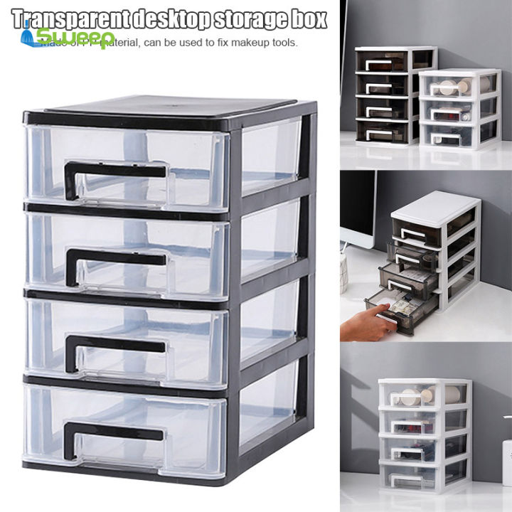 【Ready Stock】Plastic Desktop Drawer Transparent Sundries Small Objects ...