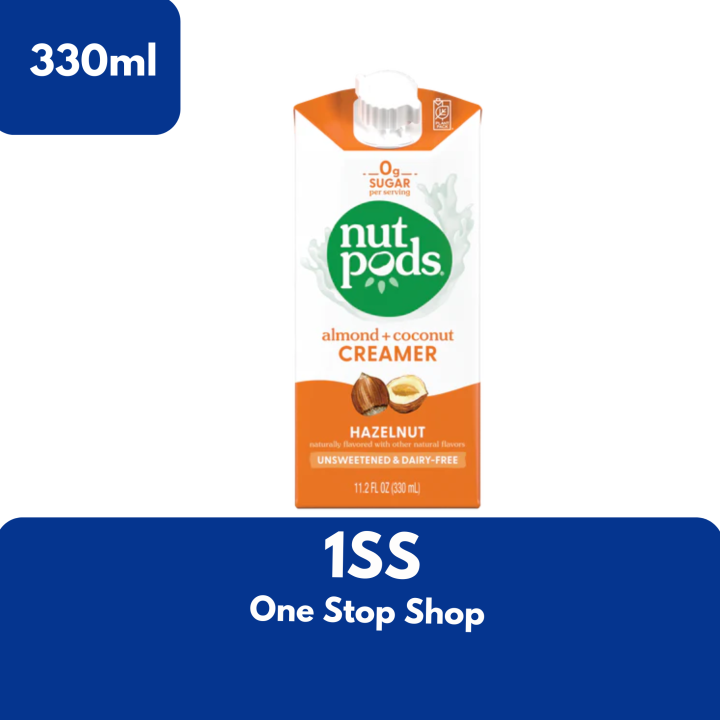Nut Pods Almonds + Coconut Creamer Hazelnut, 330ml | Lazada PH