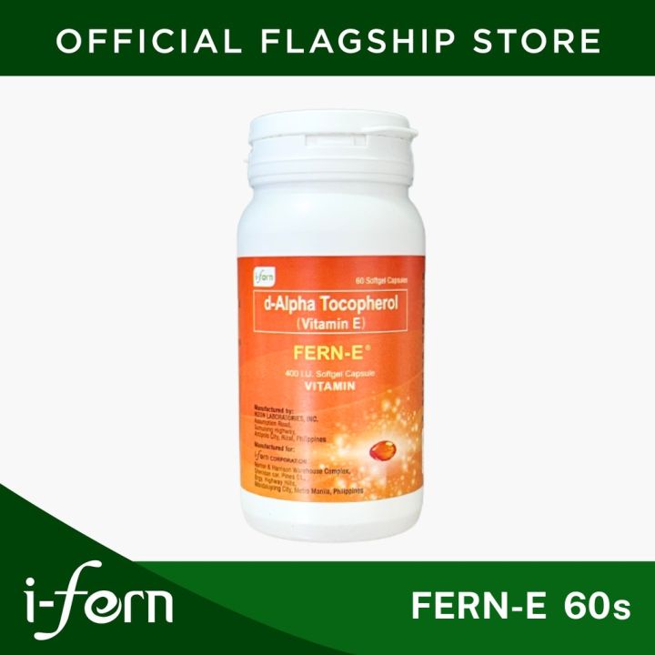 I-Fern Fern-E Vitamin E 400 IU 60's | Lazada PH