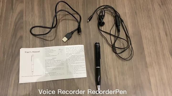 Professional Meeting Recording Voice Recorder Video Record Pen 32GB One ...
