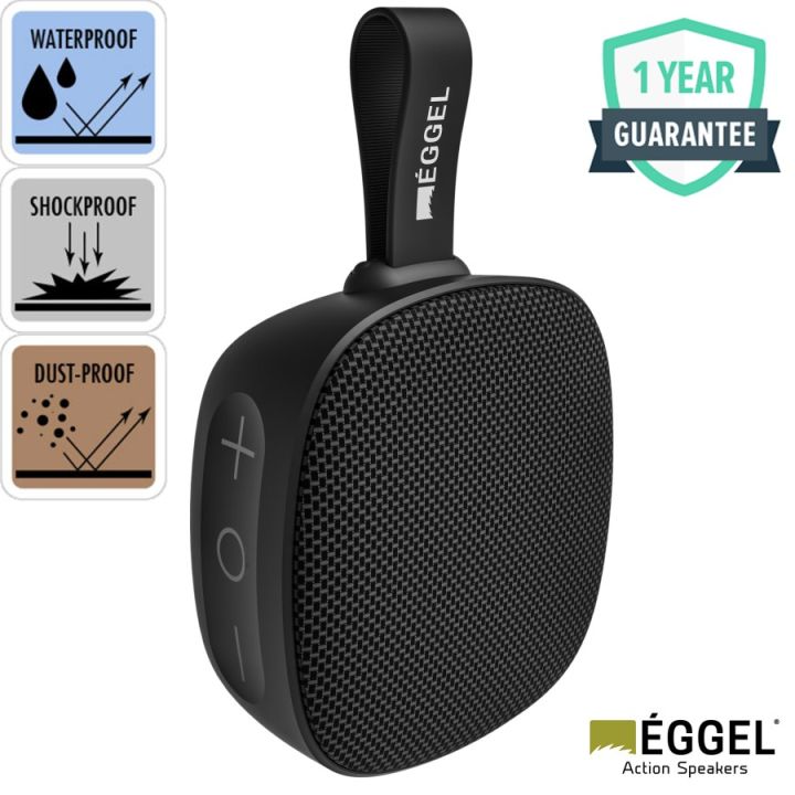 Eggel Fit 2 Waterproof Portable Bluetooth Speaker with FM Radio ...