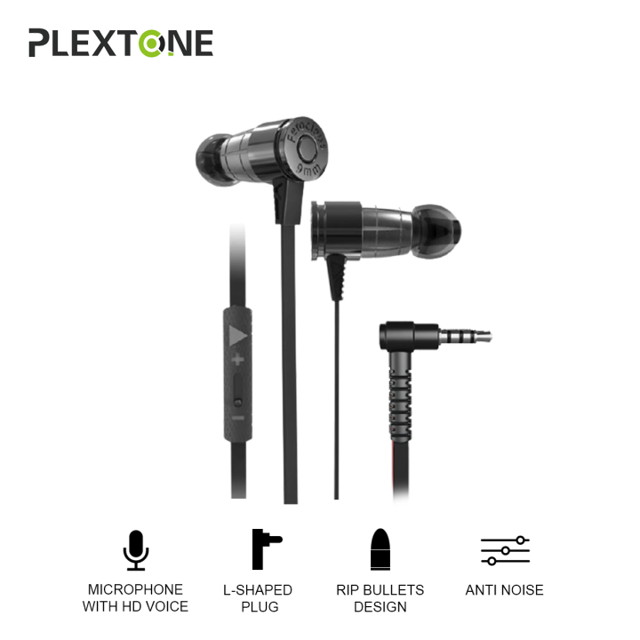 Plextone G25 Lightweight Gaming Tuner Gadget Earphones | Lazada PH