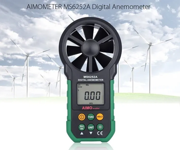 Handheld Digital Anemometer AIMOMETER MS6252A , | Lazada Indonesia