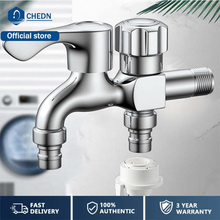 Two Way Faucet Valve 1 in 2 out Head Dual Function Washing Machine Universal | Lazada PH