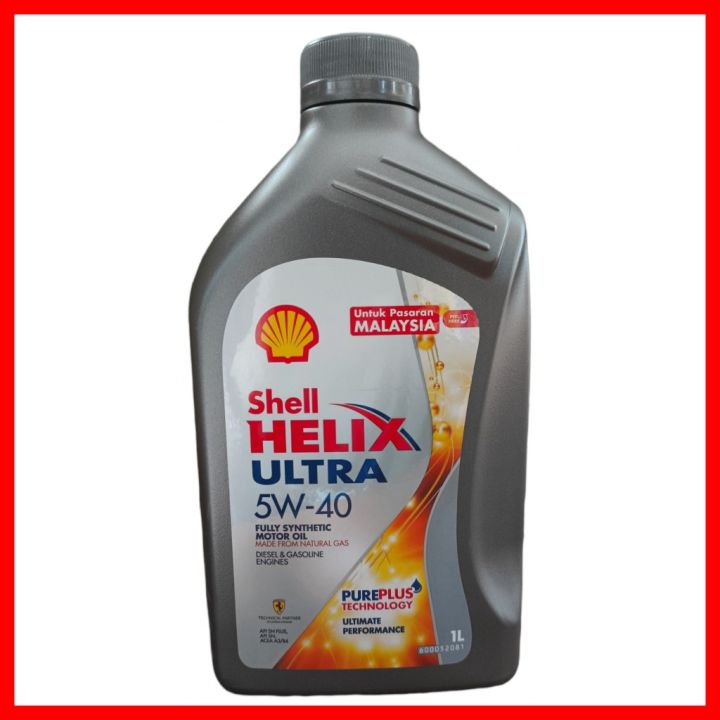 *ReadyStock*🇲🇾 100% Original Shell HELIX ULTRA 5W-40 Full Synthetic ...