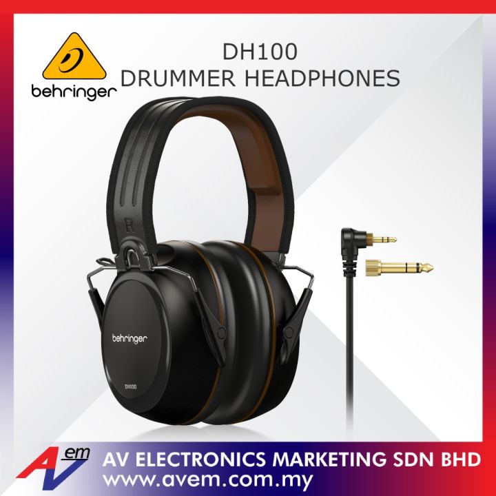 BEHRINGER DH100 Professional Drummer Headphones | Lazada