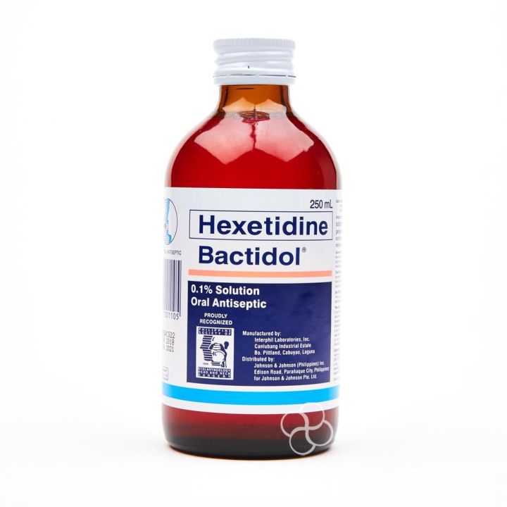Bactidol Hexetidine Oral Antiseptic Liquid 250mL | Lazada PH
