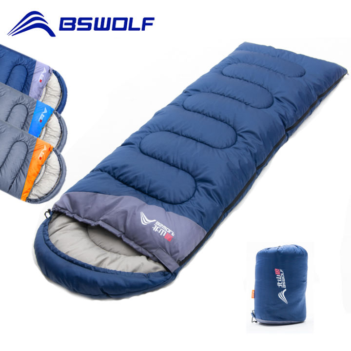 BSWOLF Camping Sleeping Bag Ultralight Waterproof Warm Envelope Backpacking Sleeping Bags for ...