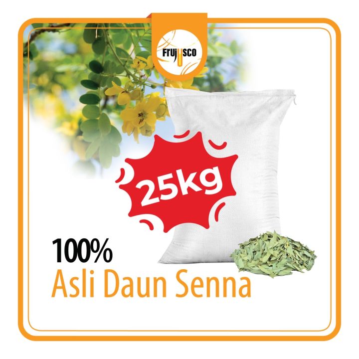 [25kg] Wholesale 100% Asli Daun Senna / Teh Senna / Original Sanna Tea ...