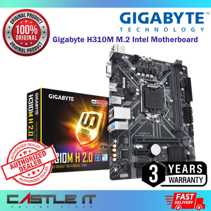 Gigabyte H310M M.2 2.0 Intel Motherboard Combo Deal Mainboard with CPU Bundle Core i7 i5 i3 8th ...