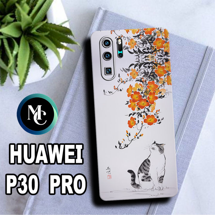 Softcase karet untuk HUAWEI P30 PRO/MC22/Motif Kucing/case HUAWEI P30 ...