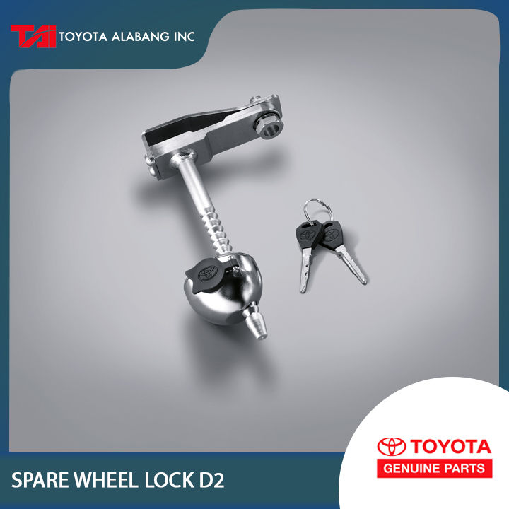 Toyota fortuner spare wheel lock store