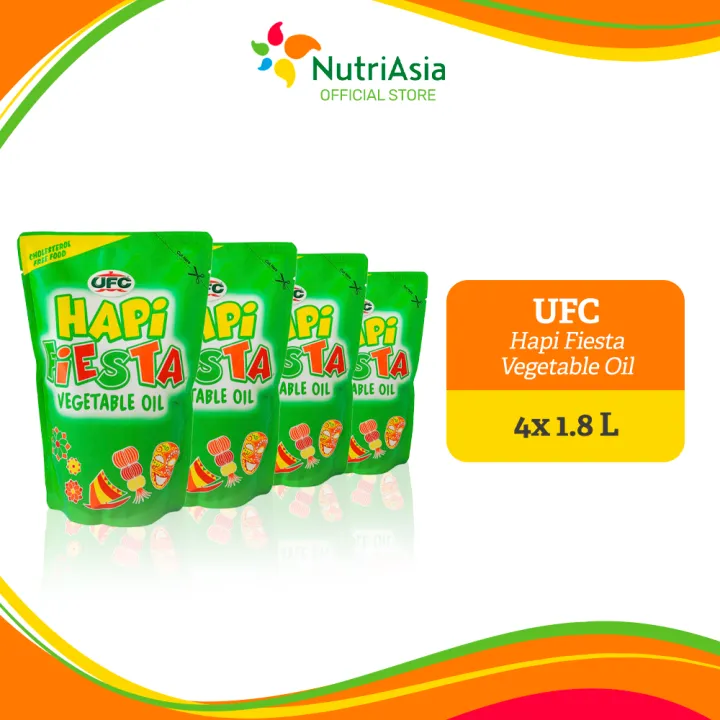 UFC Hapi Fiesta Vegetable Oil 1.8L SUP Bundle of 4 | Lazada PH