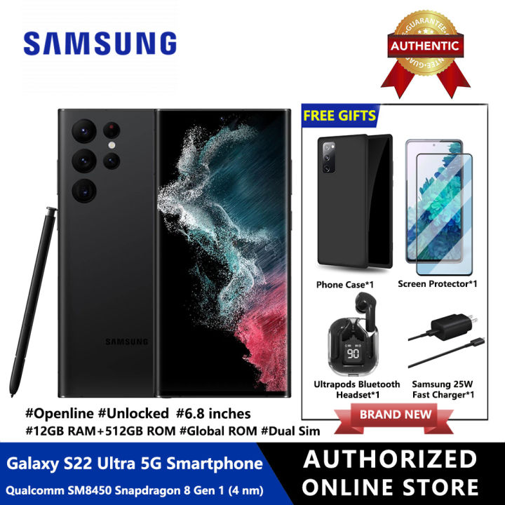 SAMSUNG Galaxy S22 Ultra 5G Smartphone 12GB RAM+512GB ROM Dual Sim ...