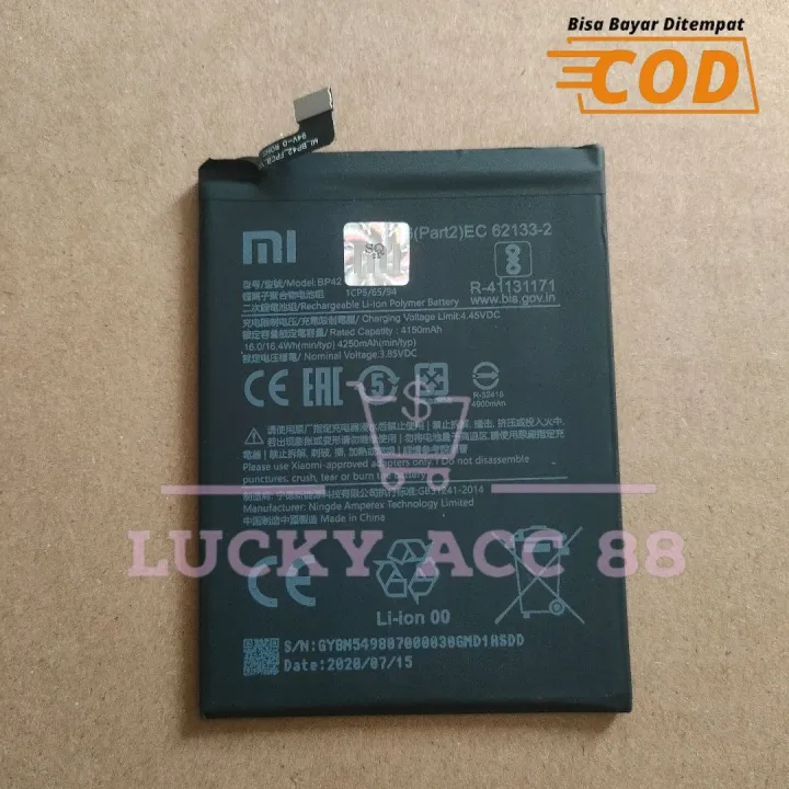 Batre Baterai Hp Xiaomi Mi 11 Lite Model BP42 Batrai Battery Tanam ...