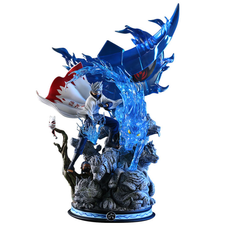 Action Figure LED Kakashi Susanoo Kamui Naruto Hokage 6 Battle Statue ...