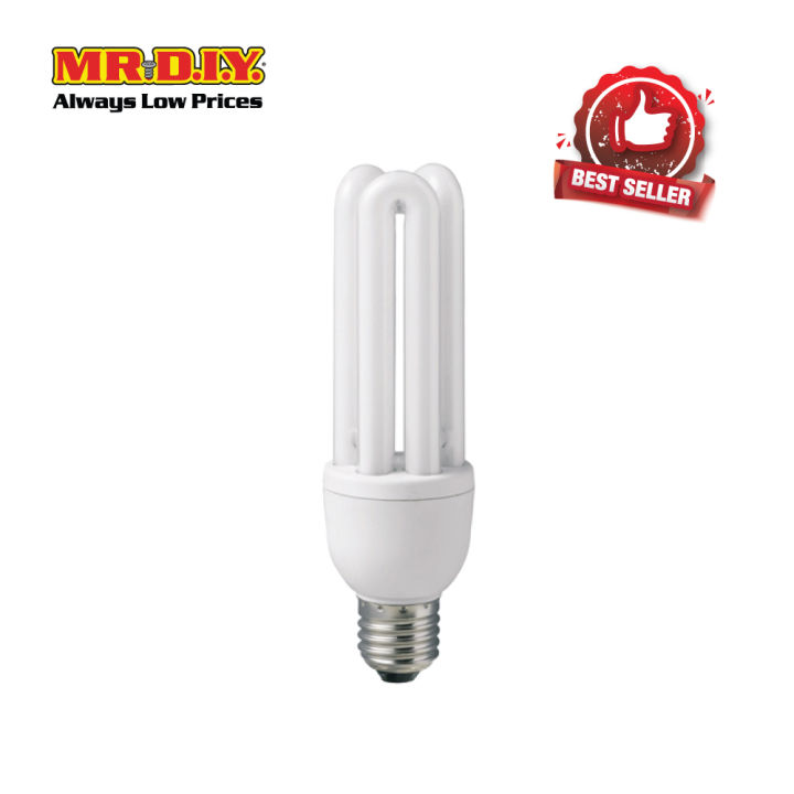MR.DIY 3U Shape LED Bulb Daylight 18W (1pcs) | Lazada
