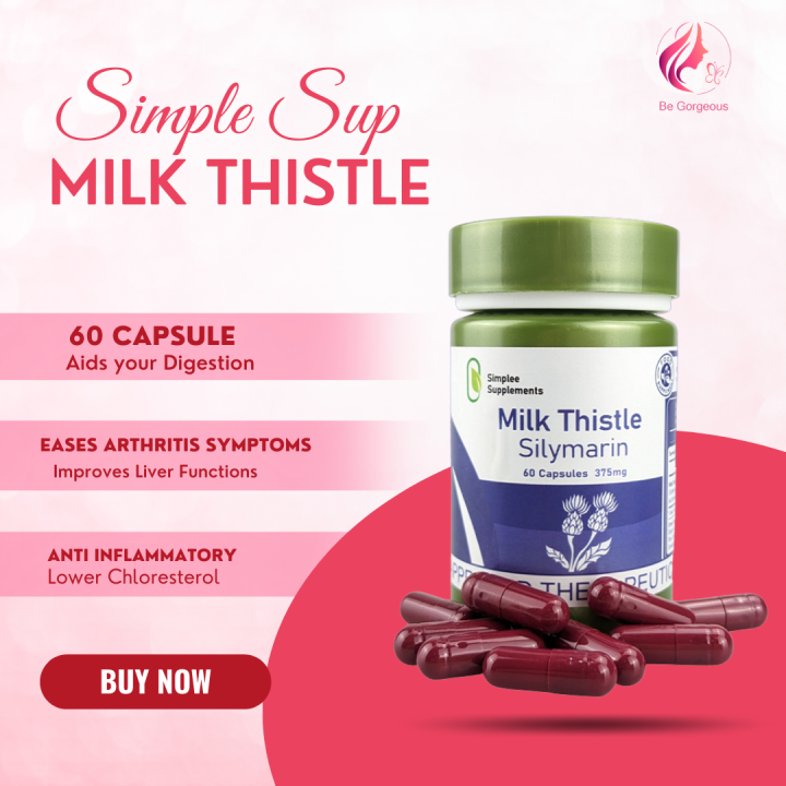 Simplee Milk Thistle Capsule Supplement | Lazada PH