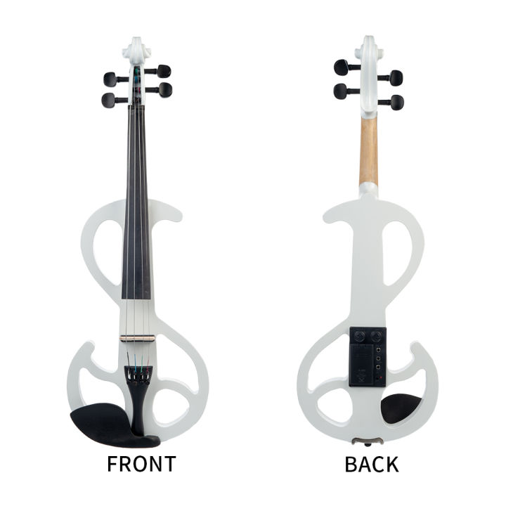 Silent Fiddle 44 Size Electric Violin Full Size Solid Wood Electric ...