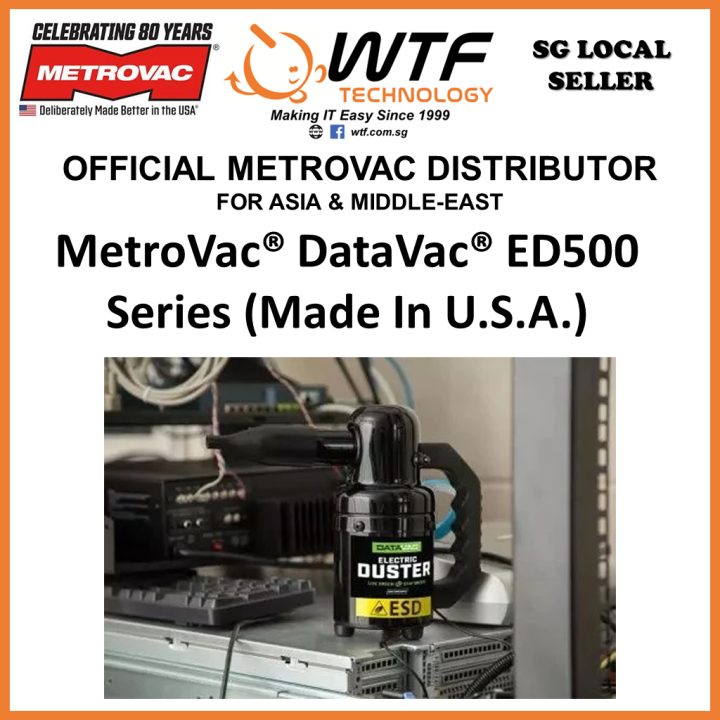MetroVac® DataVac® ED500 / ED500ESD Electric Duster (Made In U.S.A ...