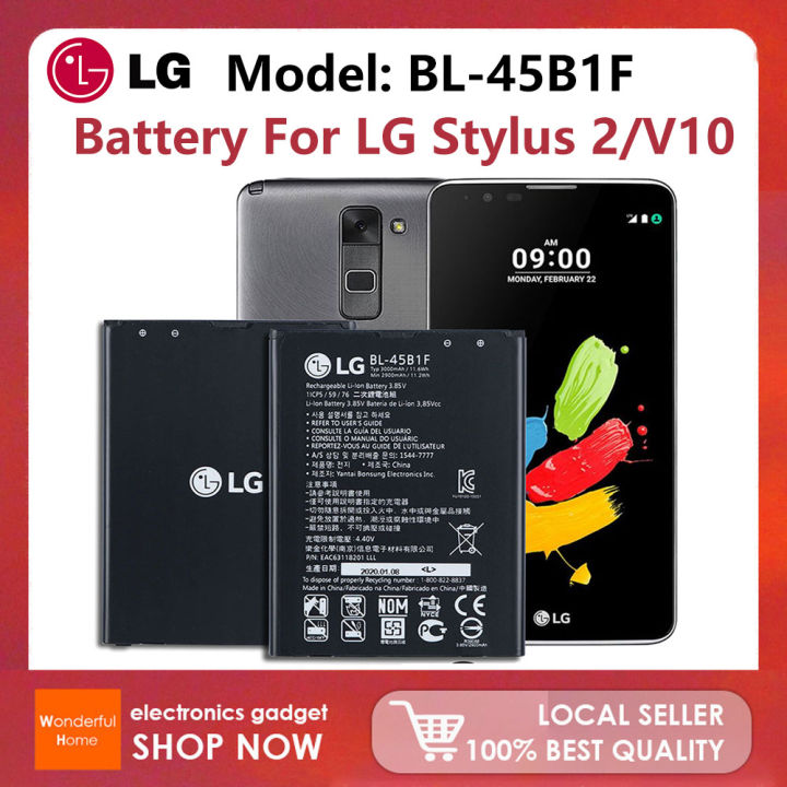 Original Battery For LG V10 / Stylus 2 Model: BL-45B1F High Quality ...