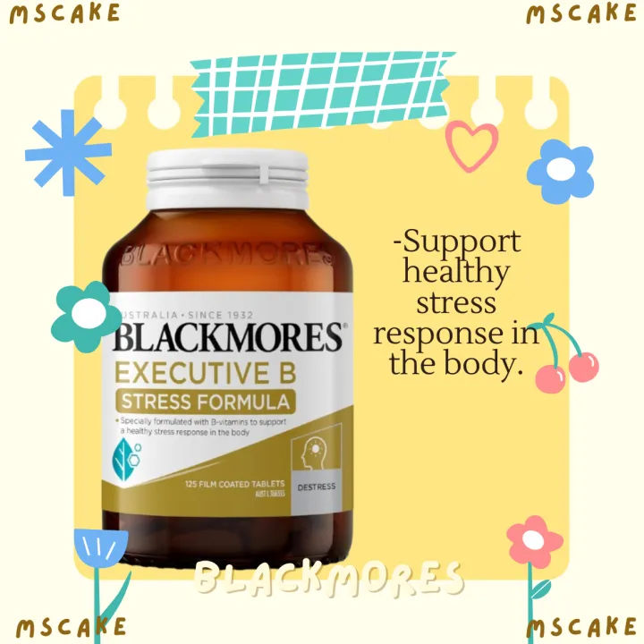 Blackmores Executive B Stress Formula 125 Tablets | Lazada