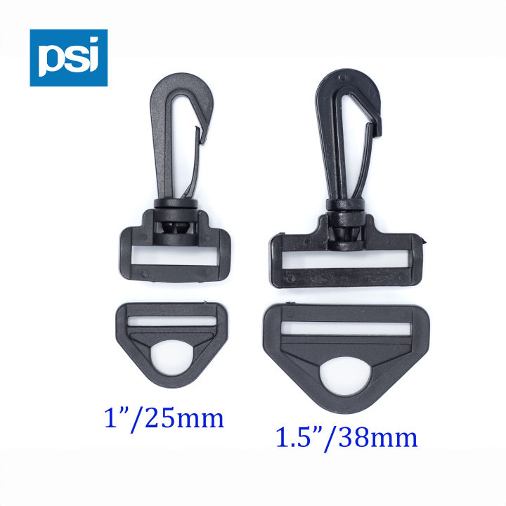 Rotating Plastic Hook with Triangle Adjuster 1" 1.5" – Ideal for Sling ...