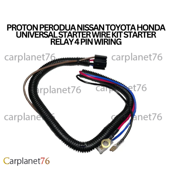 PROTON PERODUA NISSAN TOYOTA HONDA UNIVERSAL STARTER WIRE KIT STARTER ...