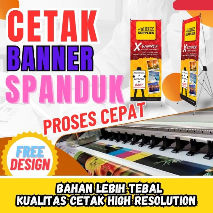 Banner Spanduk Backdrop Baliho Flexi 300 / 380 GSM - Bahan Flexi ...