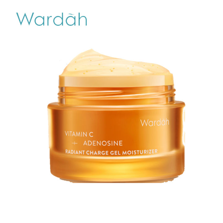 Wardah Vitamin C + Adenosine Radiant Charge Gel Moisturizer - 30gr ...