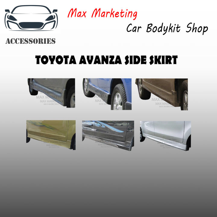 TOYOTA AVANZA SIDE SKIRT LIP BODYKIT | Lazada