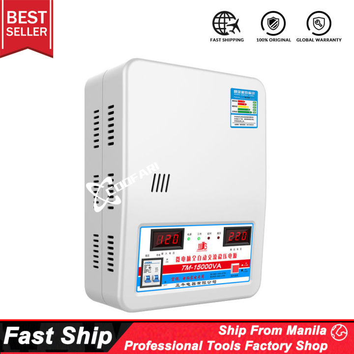 15KVa 20Kva AVR Servo Motor Type Voltage Stabilizer 4500W 1800W ...